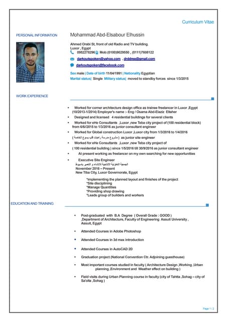 CV- TAREQ GHAITH | DOC | Civil Engineering Industry | Industries
