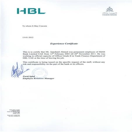HBL | PDF