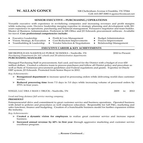 W._Allan_Gonce_Resume | PDF