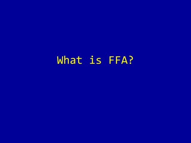 What Is FFA? | PPT