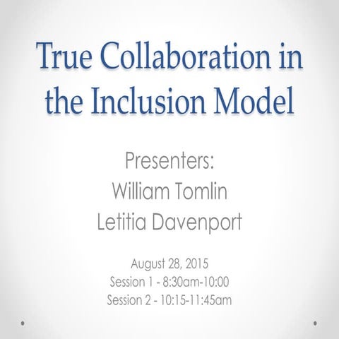 True Collaboration Pptx