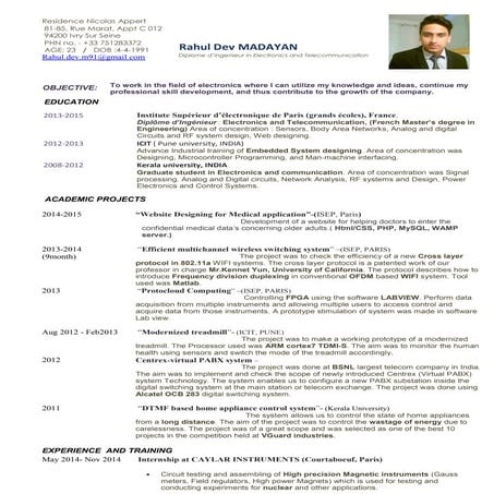 Rahul resume | PDF