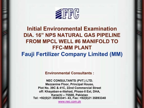 FFC Internship Certificate | PDF