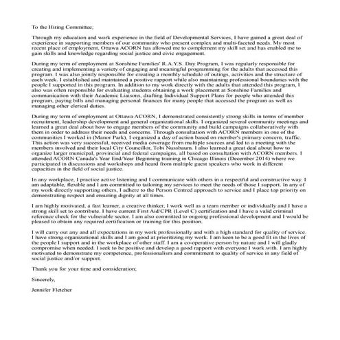 Field Monitoring Report | DOC