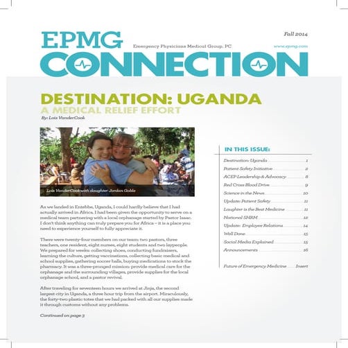 EPMG Connection Newsletter Fall 2014 | PDF