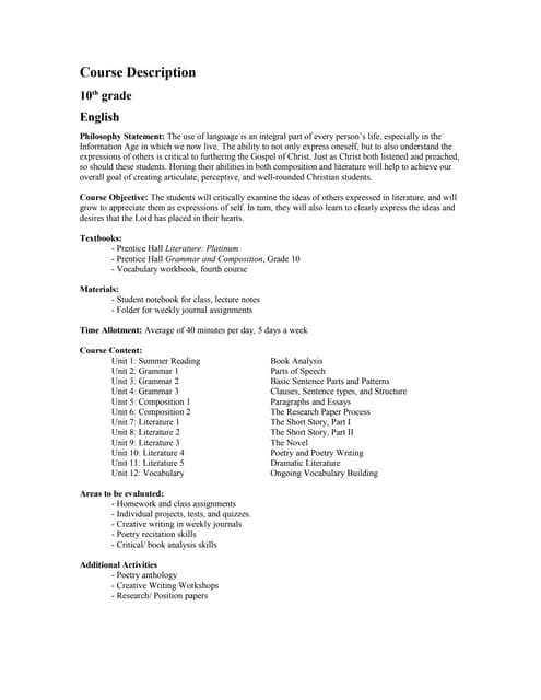 GCSE_English_Overview.pptx tutorials grade 10 | PPTX