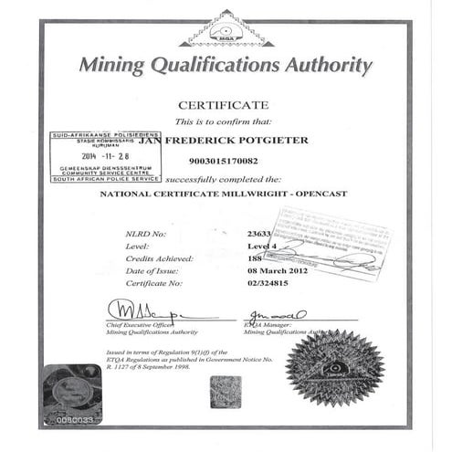 Trade Certificate | PDF