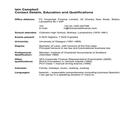 Sally Martin web cv | PDF