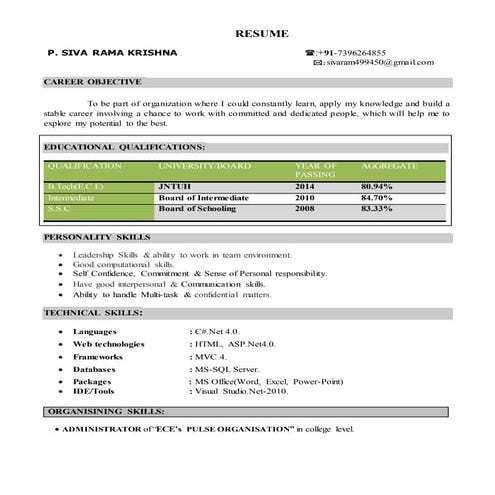 myRESUME | DOCX | Computer Software and Applications | Computing