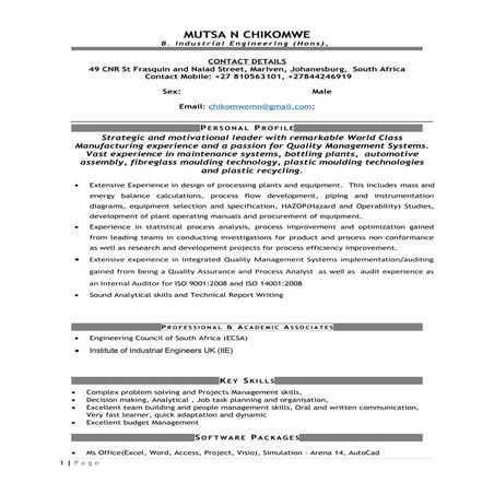 Process and Manufacturing Engineering.. | PPTX