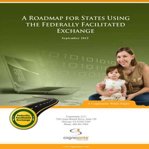 A Roadmap for States Using the Federally Facilitated Exchange | PDF