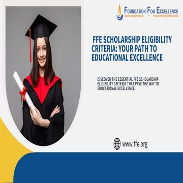 FFE Scholarship Eligibility Criteria: Your Path to Educational ...