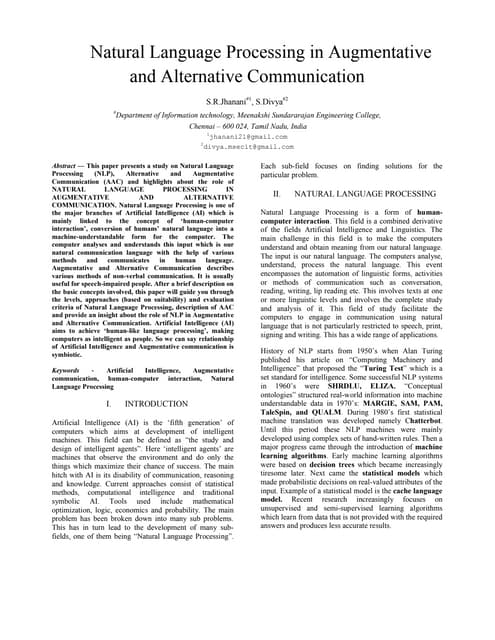 Natural language processing | PPTX