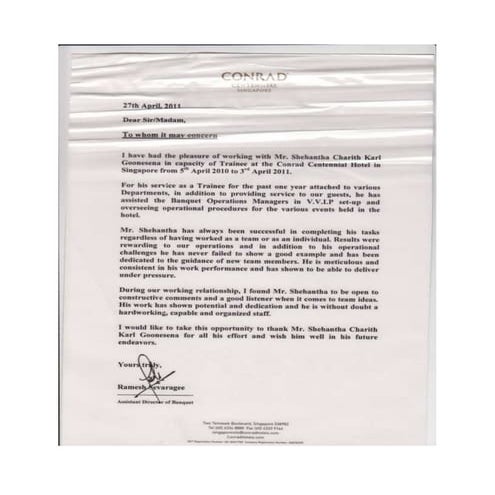 Conrad Singapore Letter | DOCX