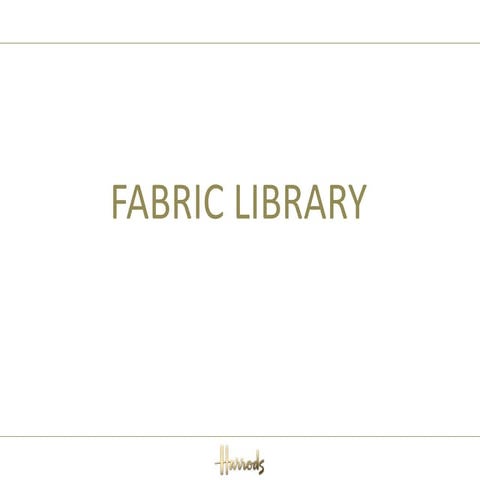 FABRIC LIBRARY PROJECT 2 | PPT