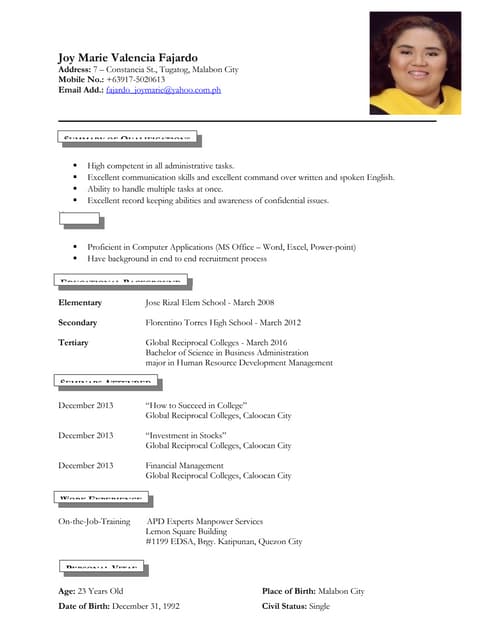 Liz ORIGINAL CV | PDF