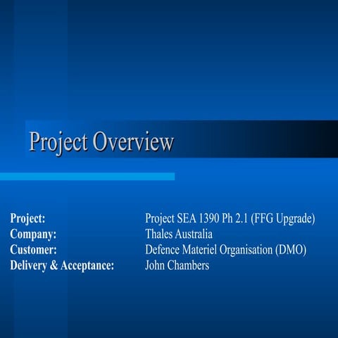 FFG Upgrade Project Overview | PPT