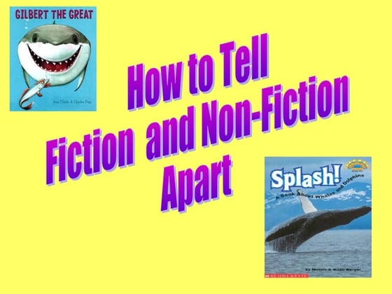 Fiction and Non-Fiction | PPTX | Fantasy | Genres
