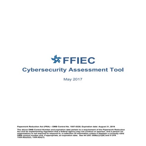 Ffiec cat may_2017 | PDF