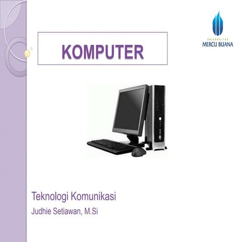 Teknologi - Komputer | PPTX