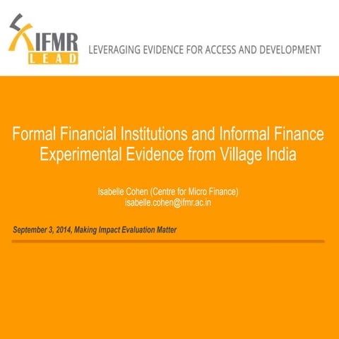 Formal sector credit in india | PPTX