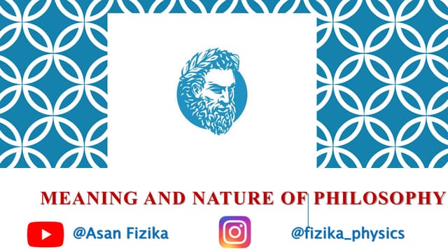 3.1 etymological meaning of philosophy | PPT