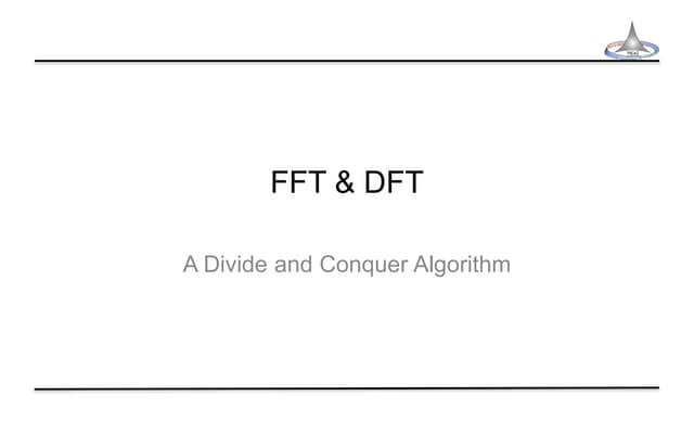 Discrete Fourier Transform | PPTX