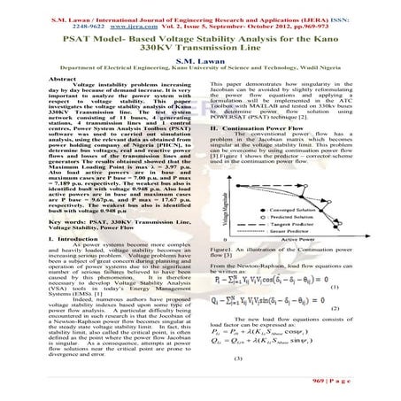Psse introduction module for power flow study, database preparation and ...