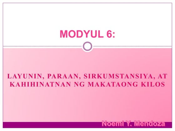 ESP 10 - Modyul 6 | PPTX