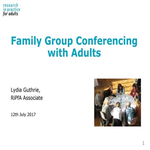 Family group conferencing with adults | PPTX