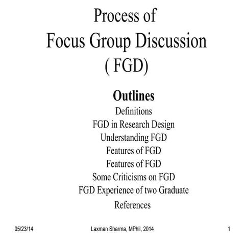 Process of FGD | PPT