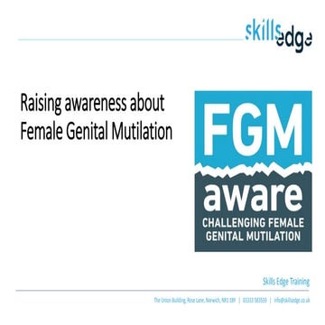 FGM training presentation and prevention ppt | PPT