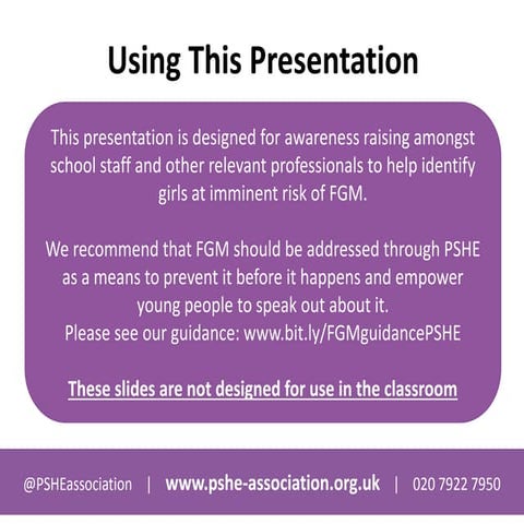 FGM warning signs | PPTX