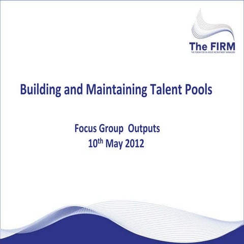 Building and Maintaining Talent Pools | PPTX | Human Resources | Business