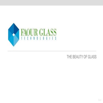 The Beauty of Glass by Faour Glass. | PPT