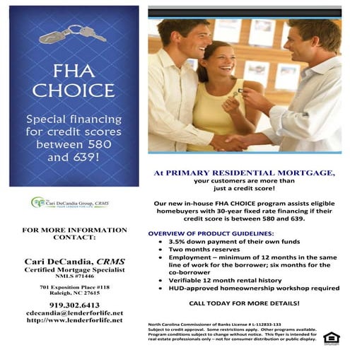 FHA Choice Flyer | PDF