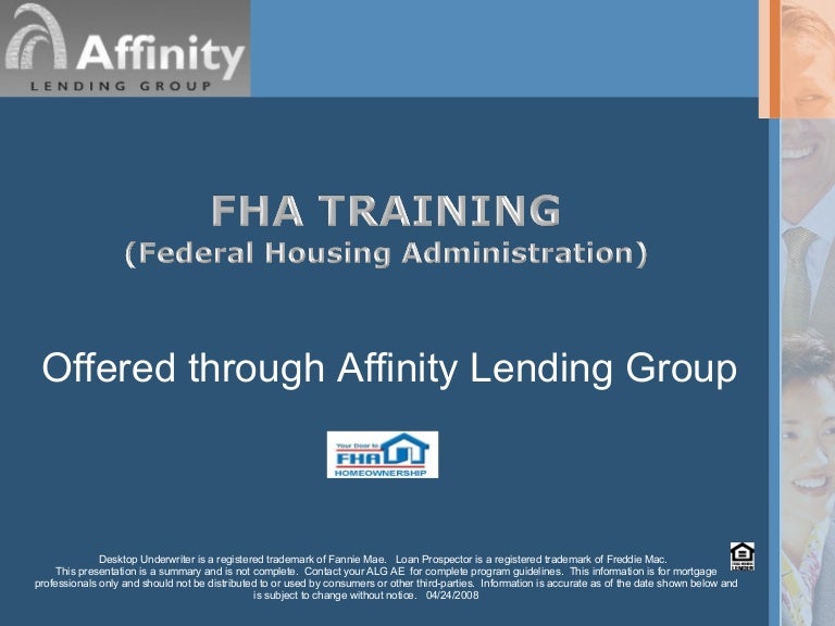 Affinity mortgage training - slowjawer