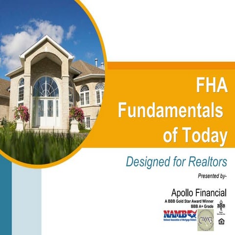 Fha Fundamentals For Realtors Presentation | PPT