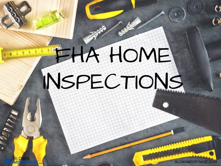 FHA Home Inspections