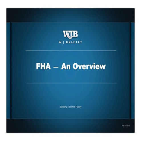 Fha Loan Overview Pdf