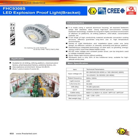 Wolf HT-200 Headtorch ATEX - Spec Sheet | PDF
