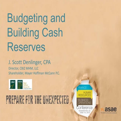 Budgeting and Building Cash Reserves | PDF