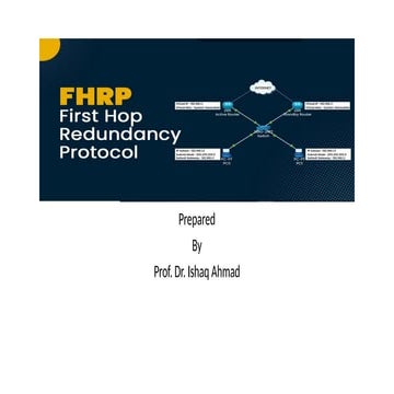 First Hop Redundancy protocol (FHRP.pptx