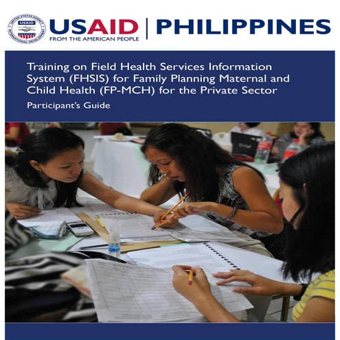 training on fhsis for family planning and child health | PDF