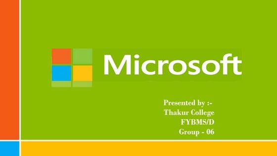 Microsoft fortune 500 | PPT