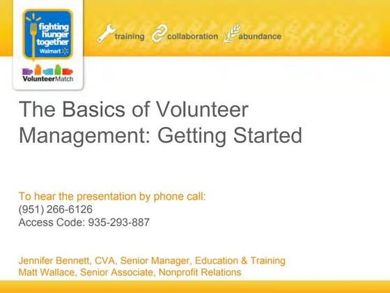 Volunteer Referral Guideline | PDF