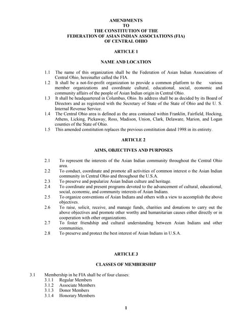 Balmain Football Club Constitution 2012 | PDF