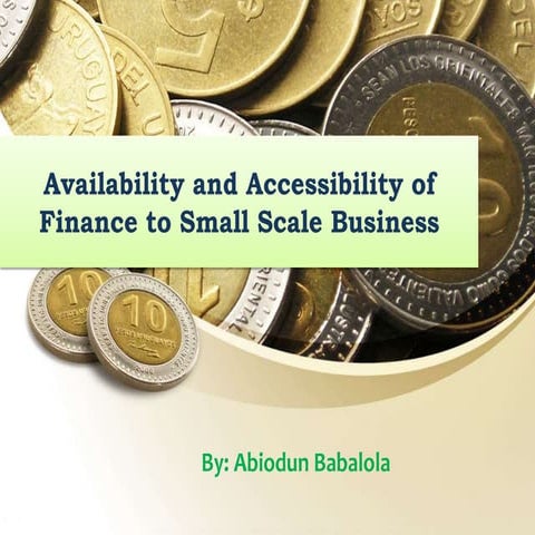 Small business Financing | PPTX