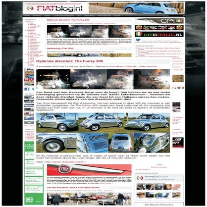 Fiat Blog Funky 500 - November 2010 | PDF
