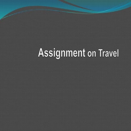 Fiat travel ppt | PPTX | North America Travel | Travel Locations